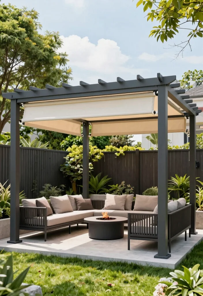 10 Angled Pergola Ideas for Modern Backyard Design - Flora Mood