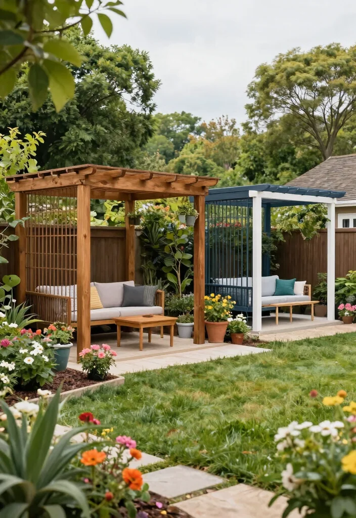 10 Angled Pergola Ideas for Modern Backyard Design - Flora Mood